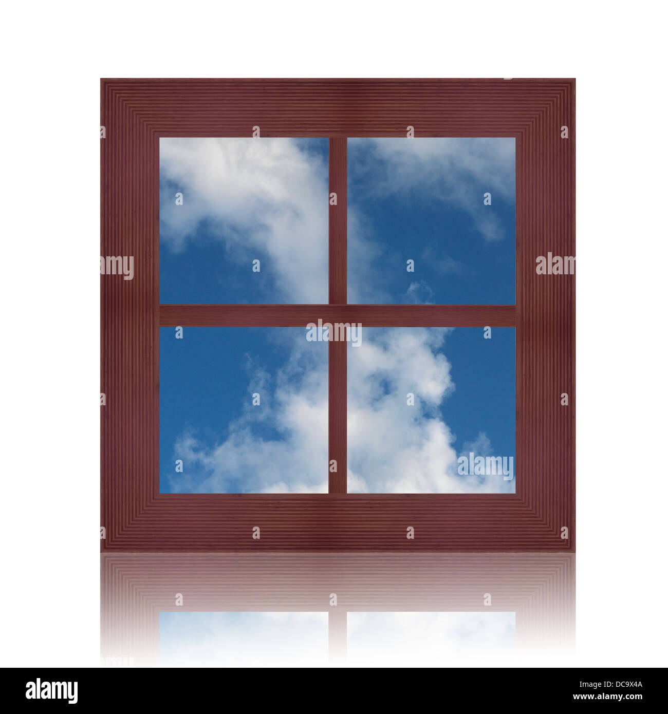 A conceptual image of a window with a view Stock Photo - Alamy