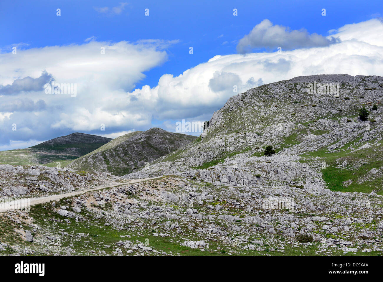 Beautiful landscapes in the Dinaric mountains in Bosnia Stock Photo - Alamy