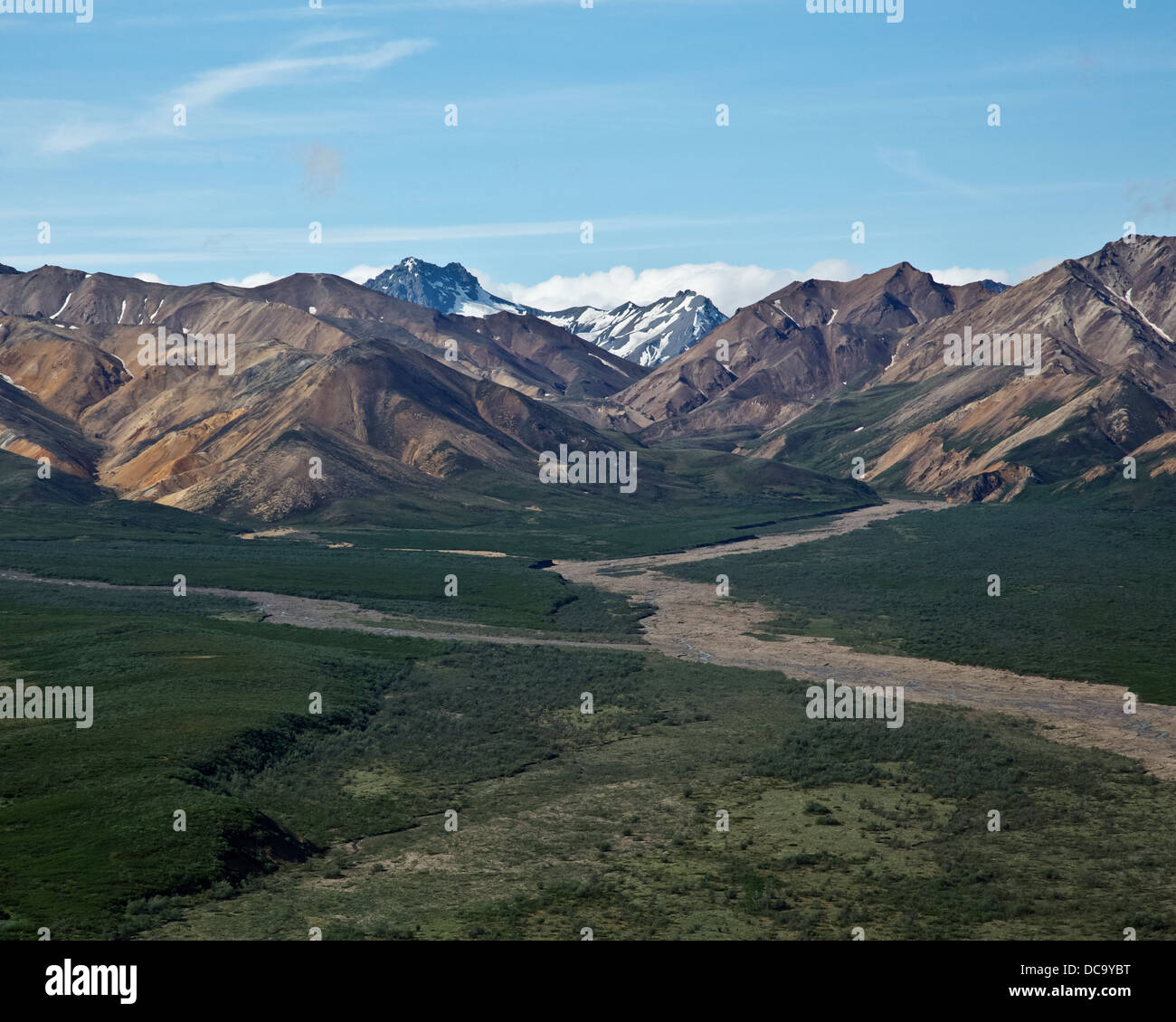 Denali's Polychrome Pass Stock Photo - Alamy