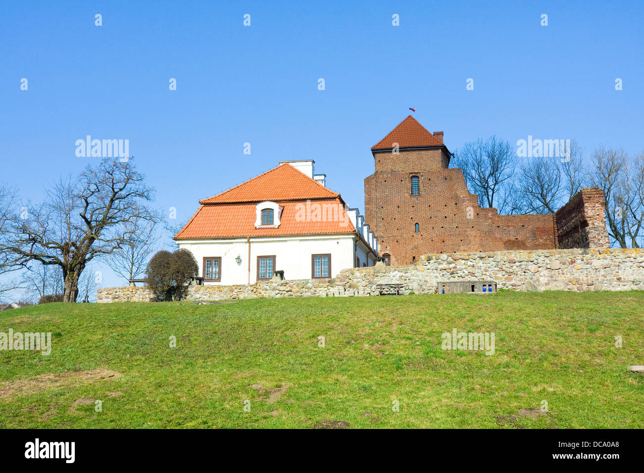 Medieval castle in Liw, Poland Stock Photo - Alamy
