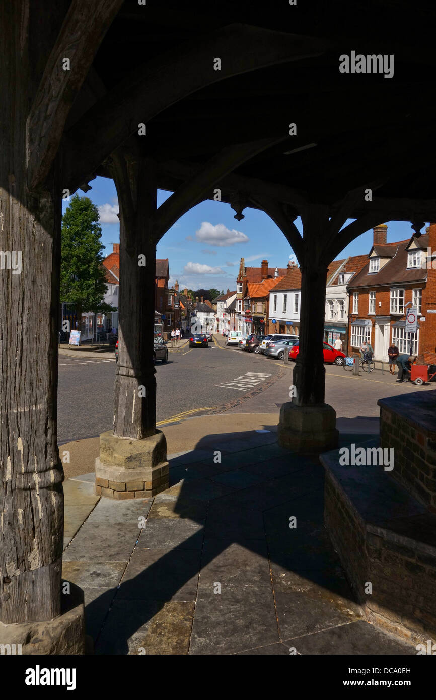 Market street Wymondham town centre Stock Photo - Alamy