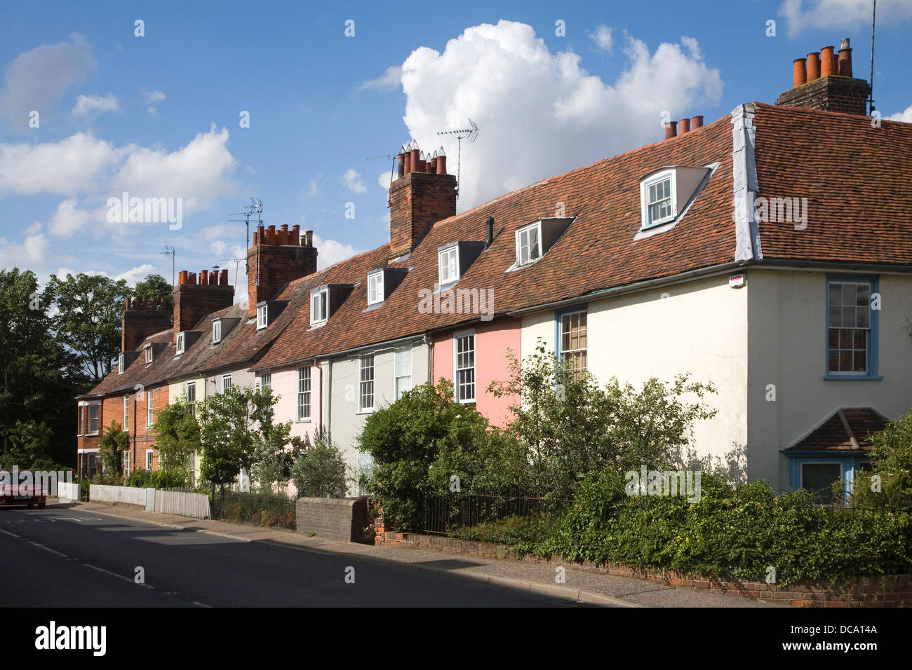 Historic buildings houses Mistley Essex England Stock Photo - Alamy