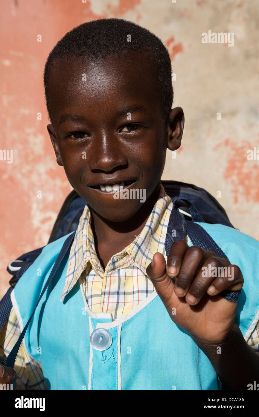 African school boy uniform hi-res stock photography and images - Alamy