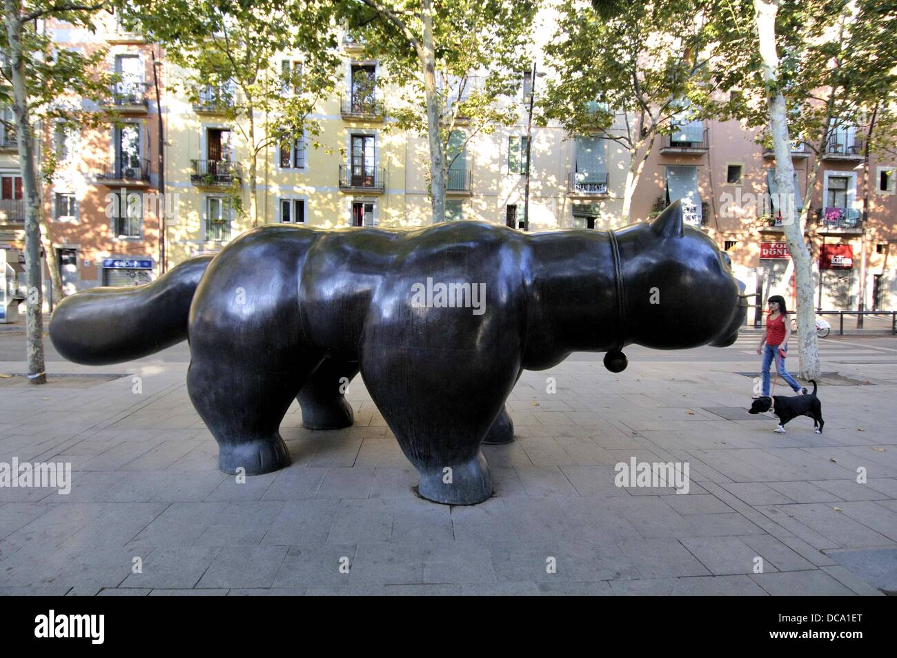 Fernando Botero Cat Sculpture