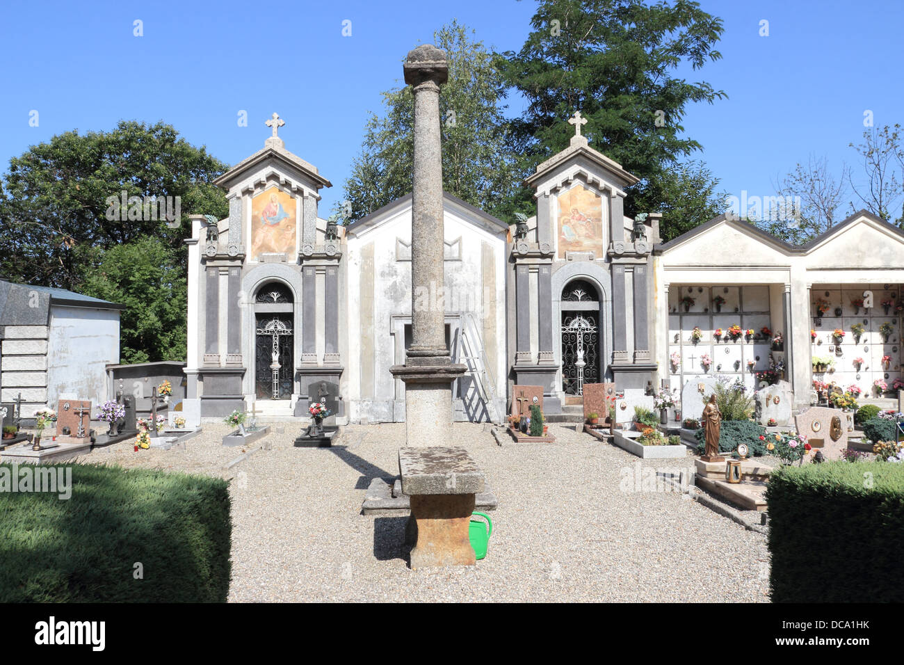 Old tombstone in italian cemetery hi-res stock photography and images ...