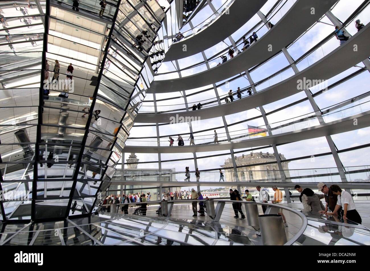 Reichstag Dome by Norman Foster, Berlin. Germany Stock Photo - Alamy