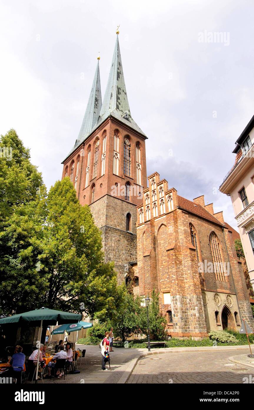 Church of St. Nicholas, Berlin, Germany Stock Photo - Alamy