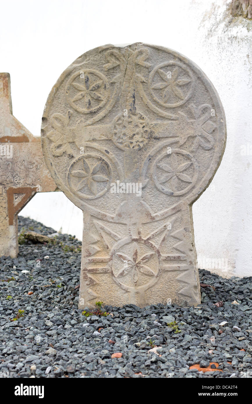 stone discoidal necropol stele basque country france quitaine osses ...