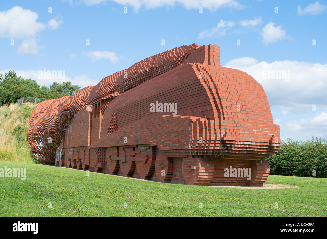 The Brick Train Darlington by David Mach Stock Photo: 59229474 - Alamy
