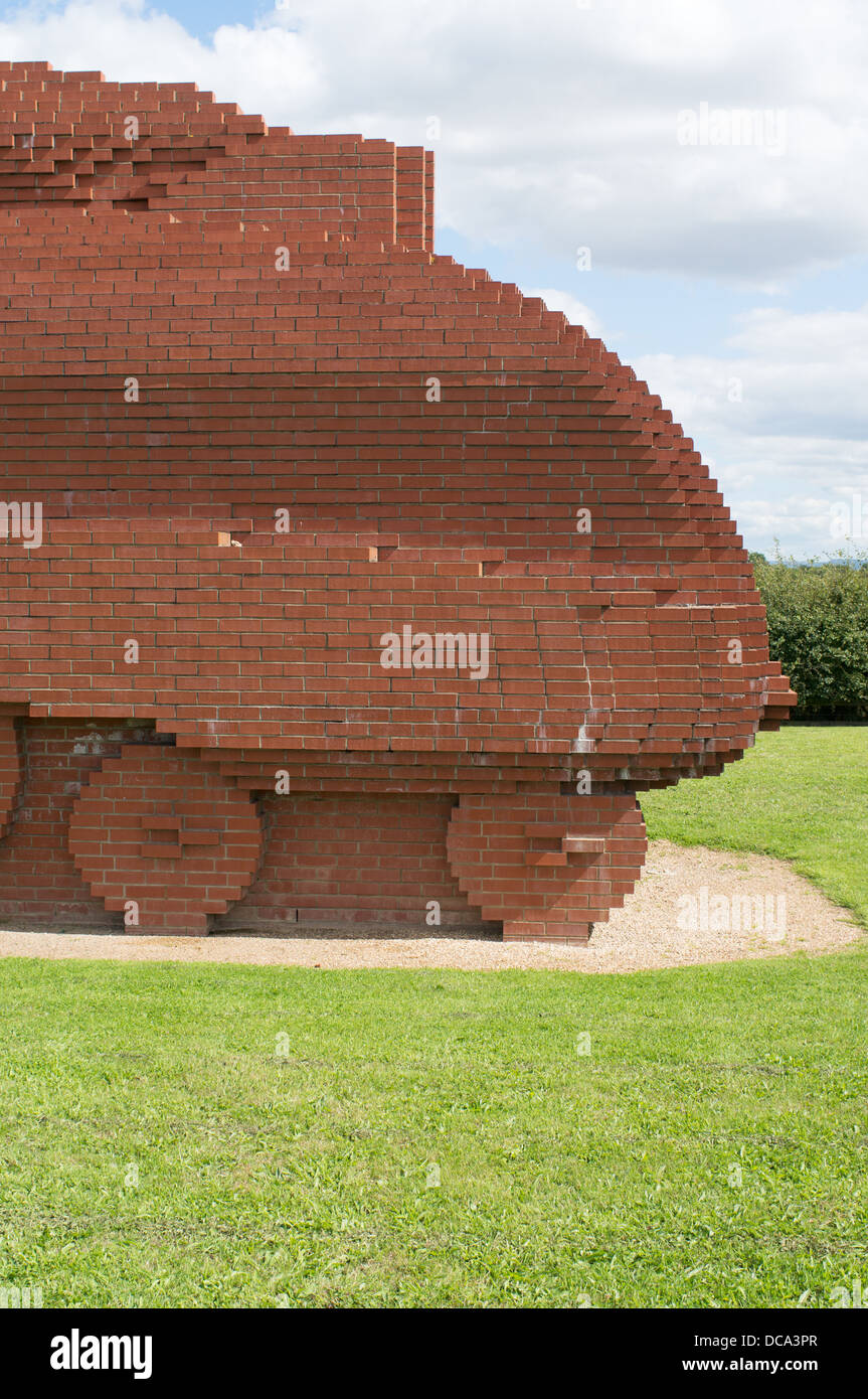 The Brick Train Darlington by David Mach Stock Photo - Alamy