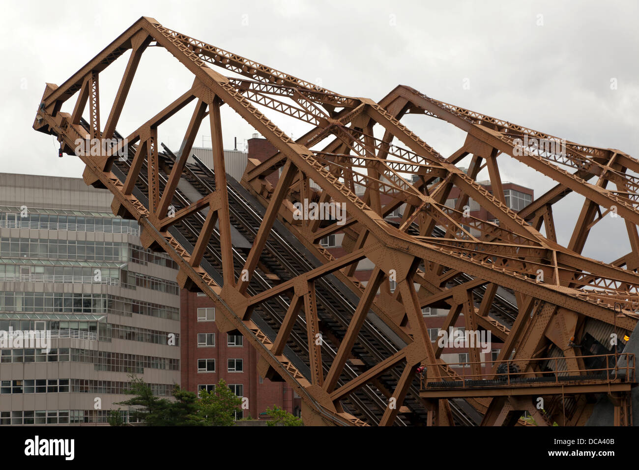 Boston & Maine Railroad, Charles River Bridges Stock Photo - Alamy