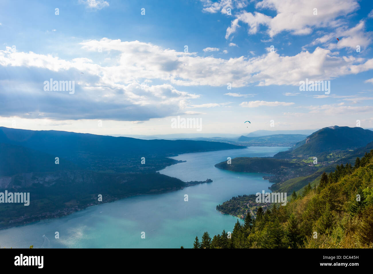 Aerial view annecy lake hi-res stock photography and images - Alamy