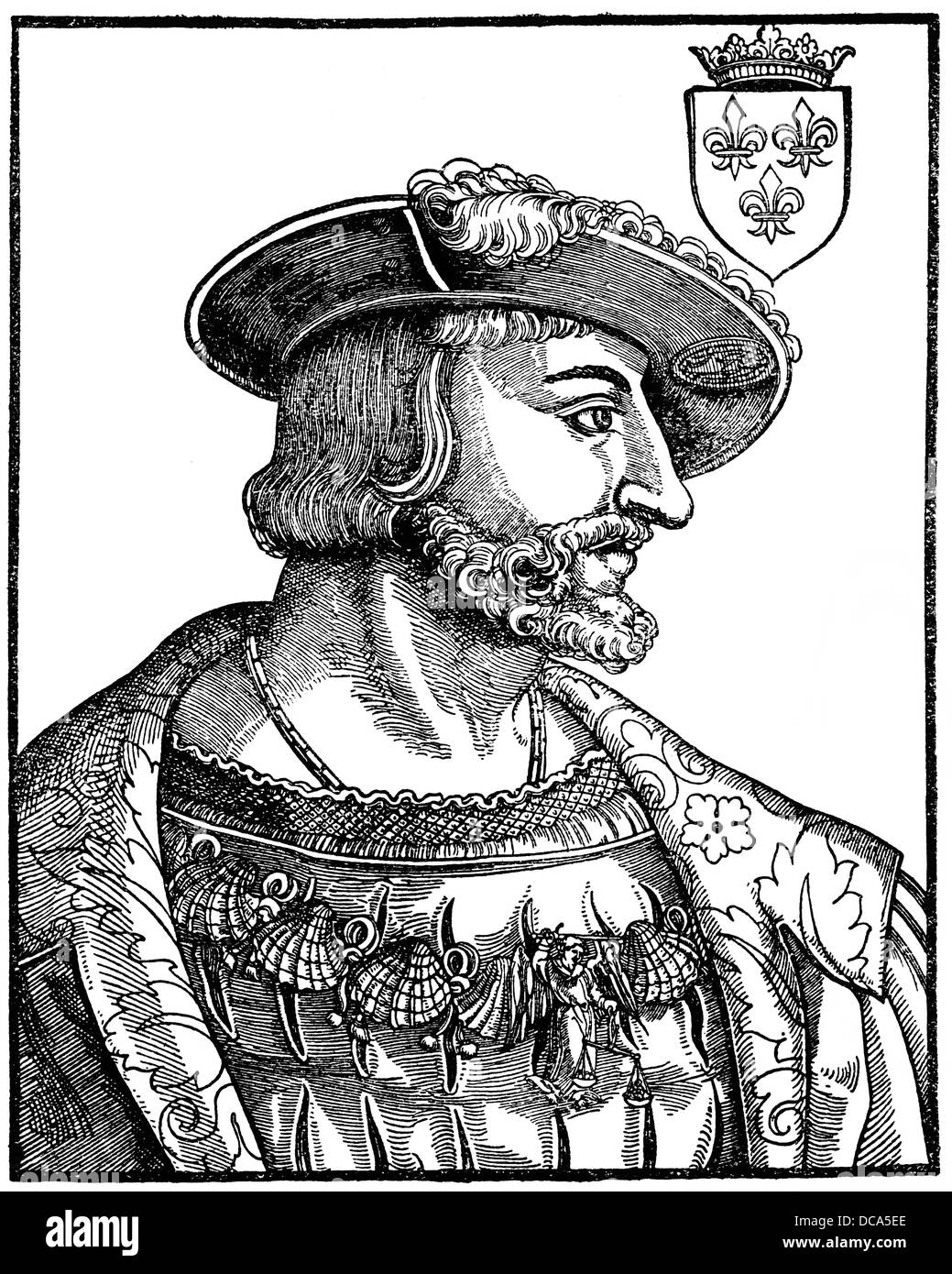 Francis I, the Knight King, 1494 - 1547, King of France, 1515-1547 ...