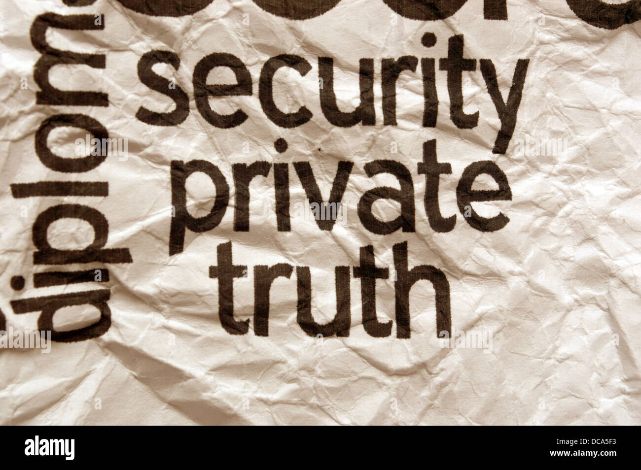 Secret info leaked concept Stock Photo - Alamy