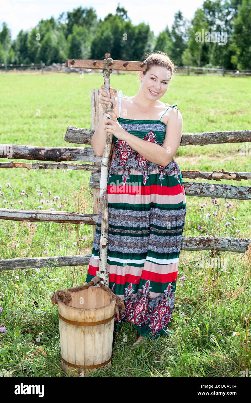 Pretty girl bucket hi-res stock photography and images - Alamy