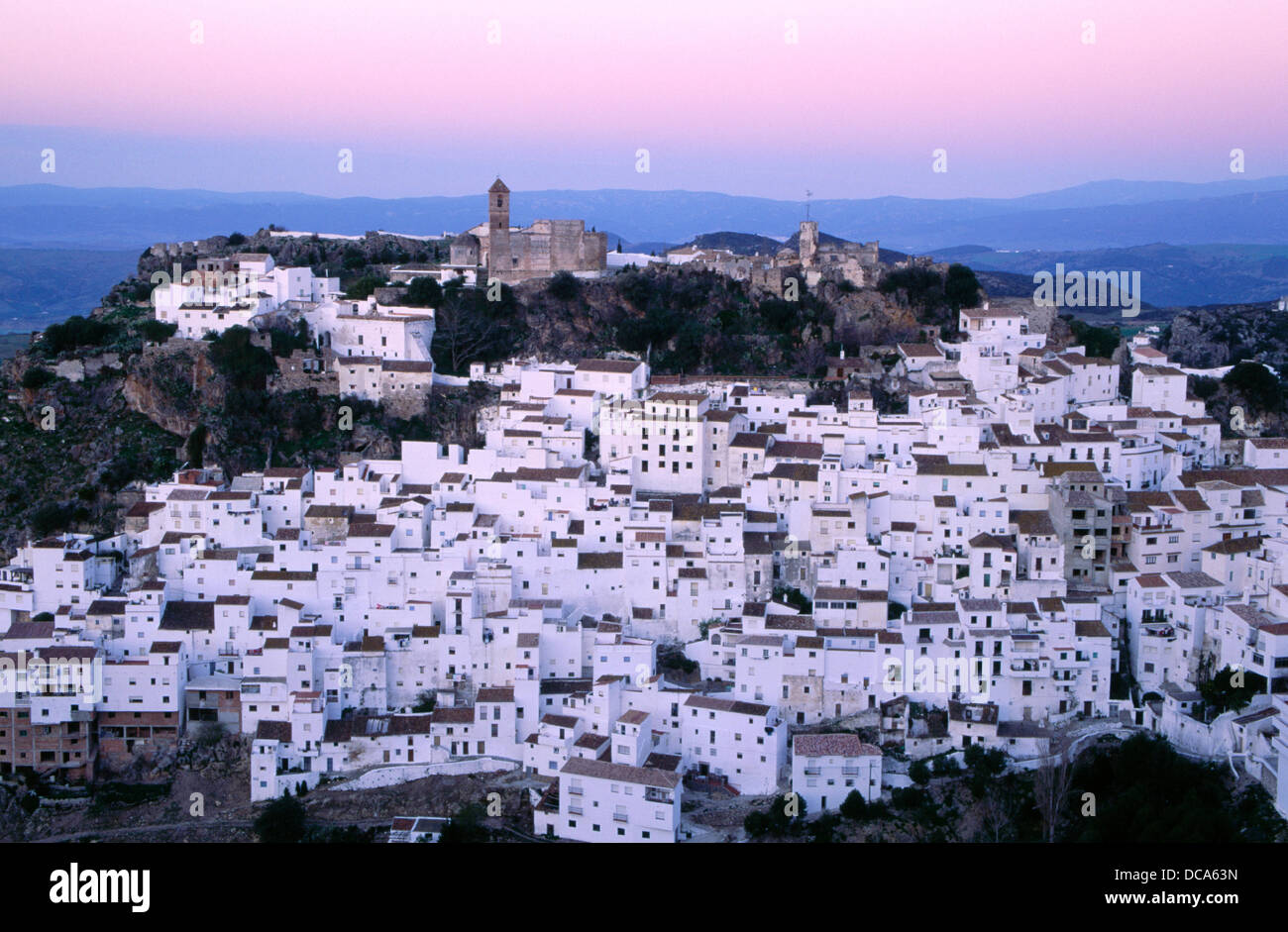 Casares. Malaga province. Spain Stock Photo - Alamy