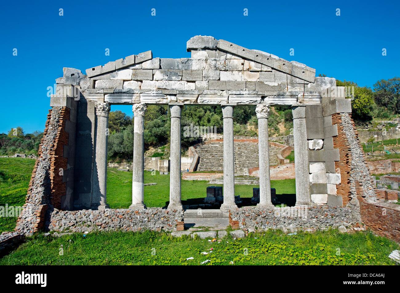 Apollonia albania greek temple ruins hi-res stock photography and ...
