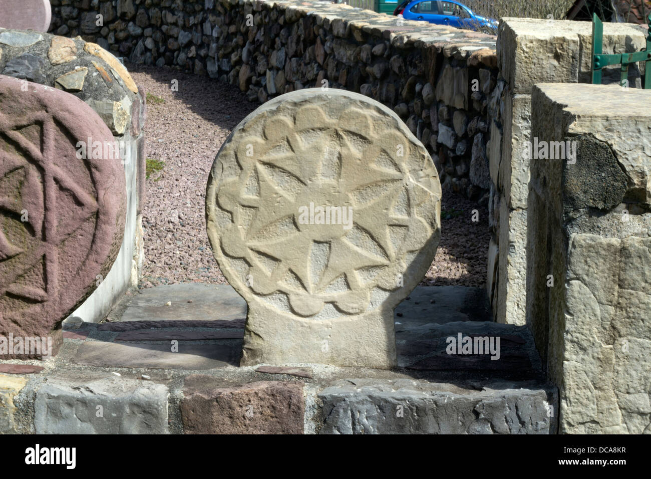 stone discoidal necropol stele basque country france quitaine osses ...