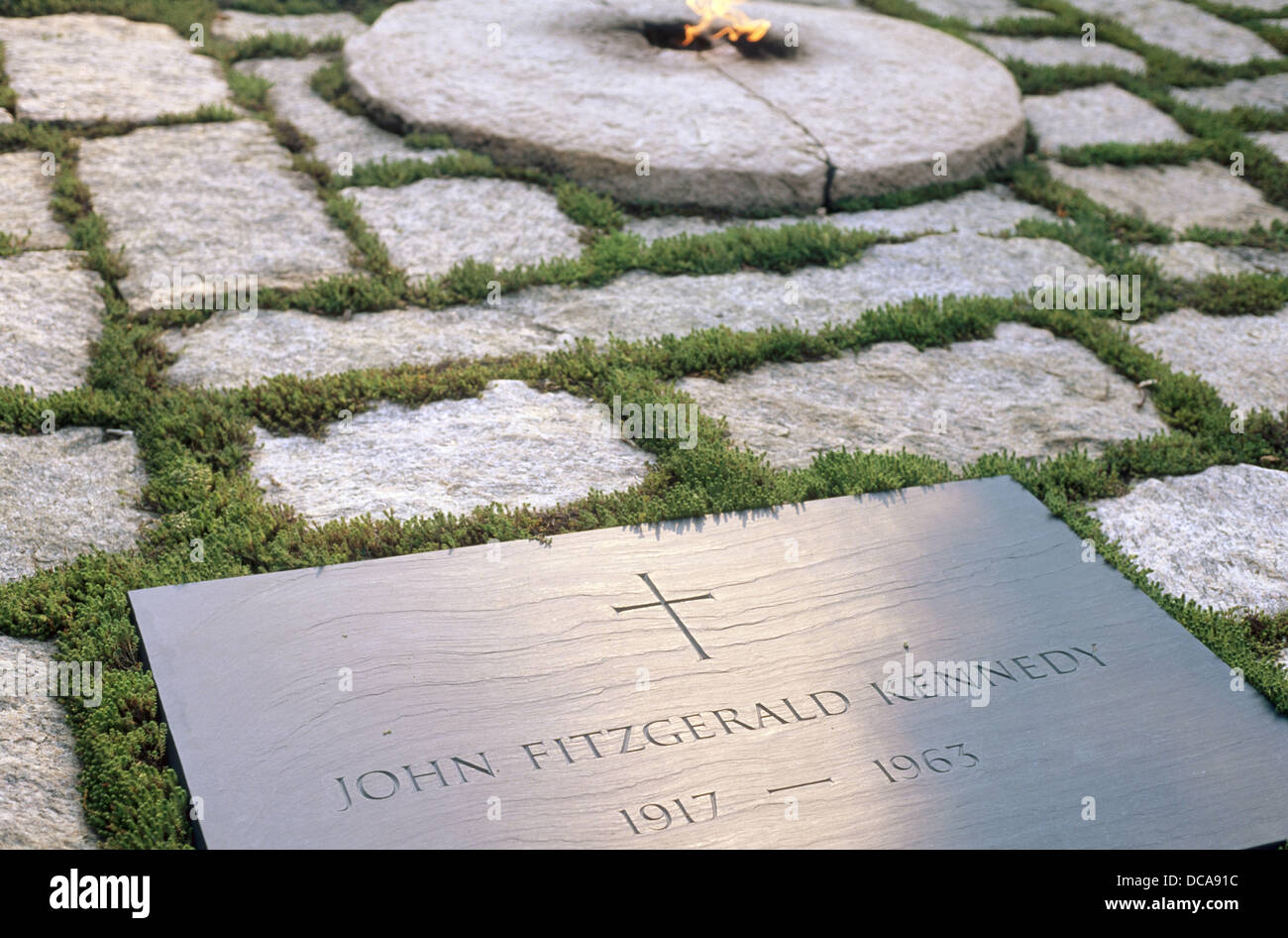 J f kennedy gravesite hi-res stock photography and images - Alamy
