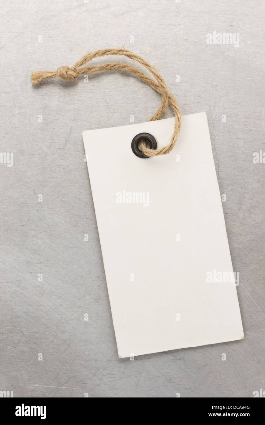 tag price and metal background texture Stock Photo - Alamy