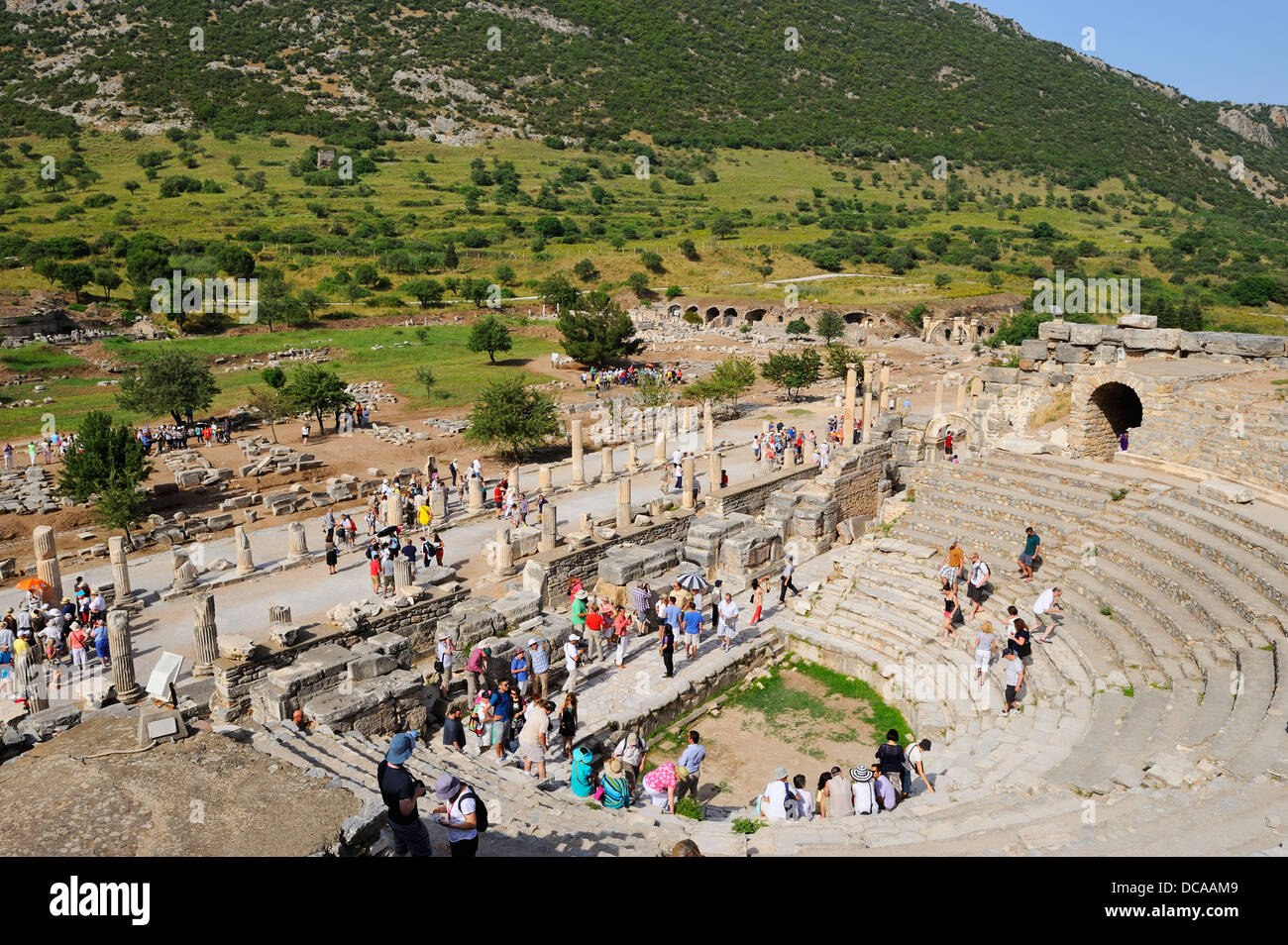 The Odeon (meeting hall) at Ephesus, Aegean Coast, Turkey Stock Photo ...