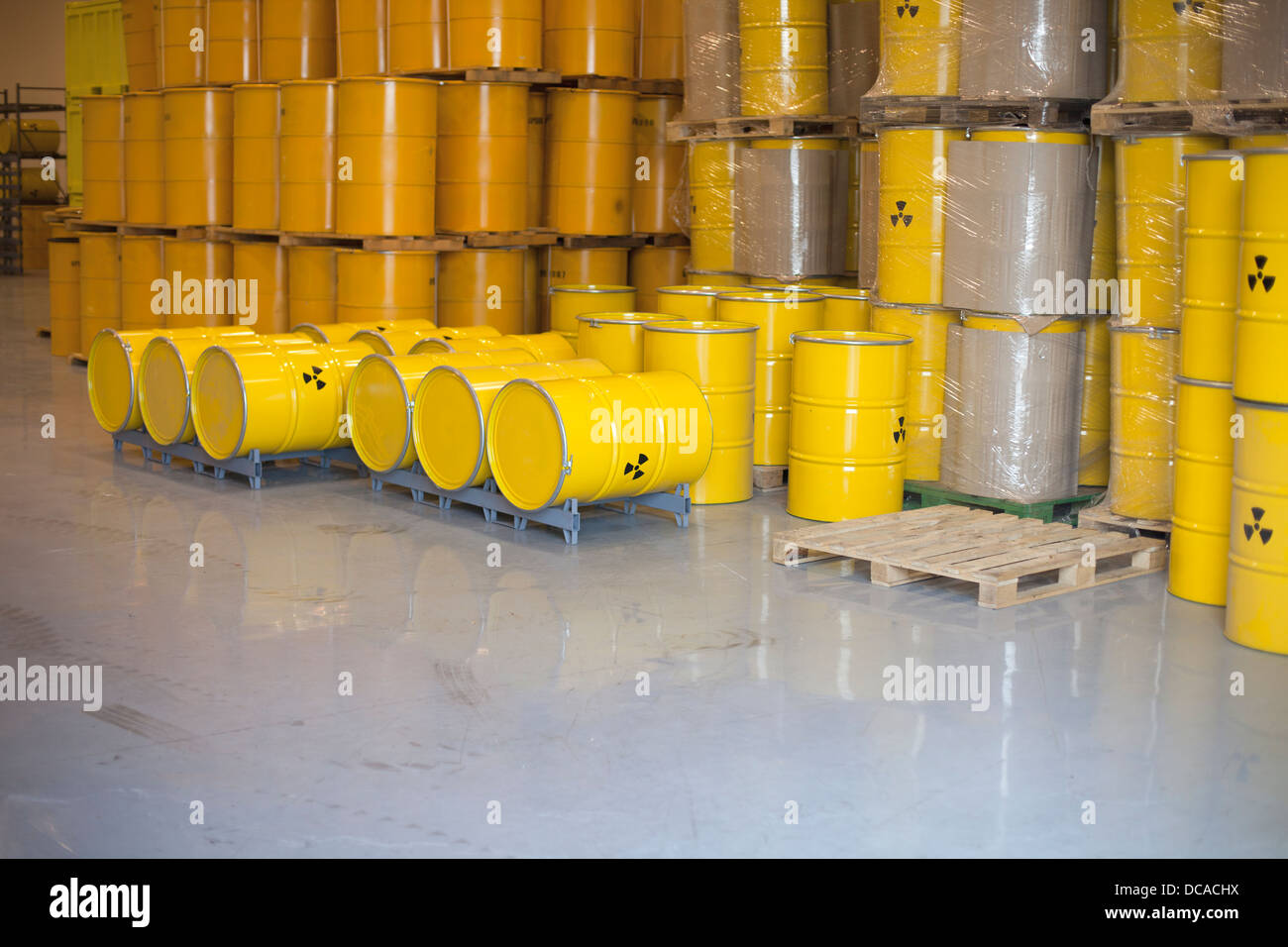 Biohazard waste barrels hi-res stock photography and images - Alamy