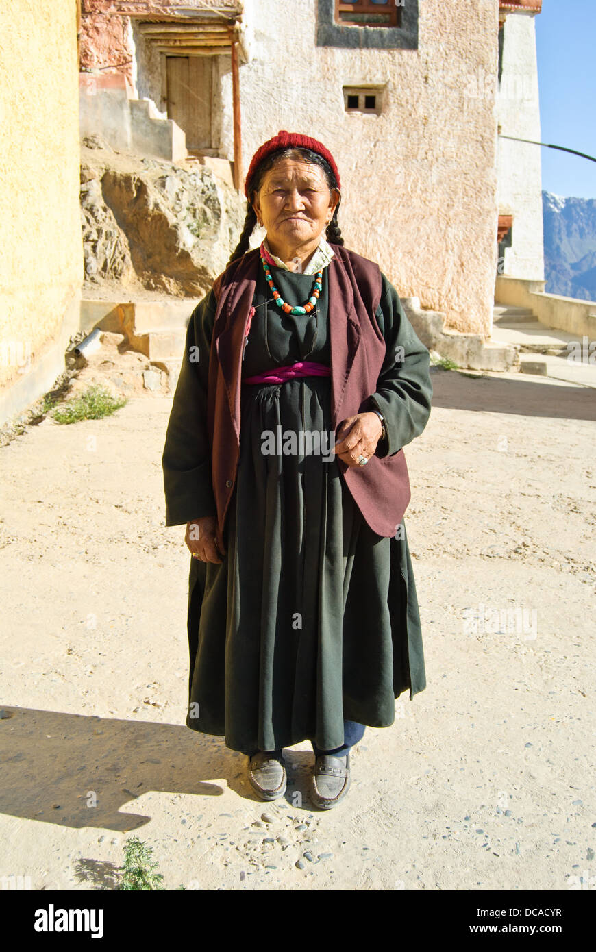 Ladakhi woman during pilgrimage in hi-res stock photography and images ...