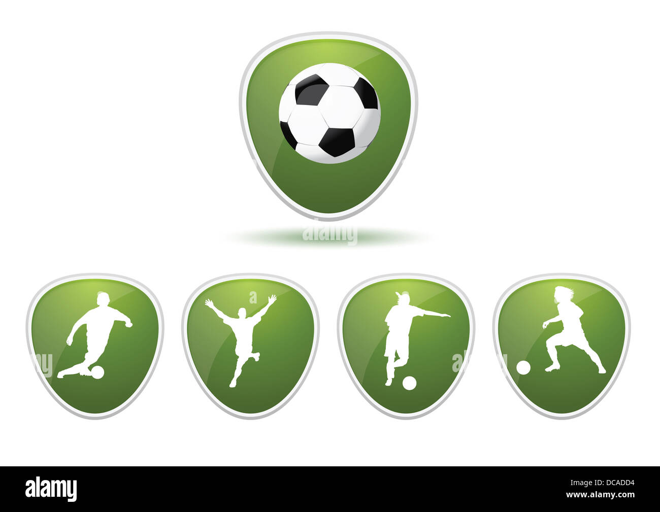 Football goal illustration vector hi-res stock photography and images ...