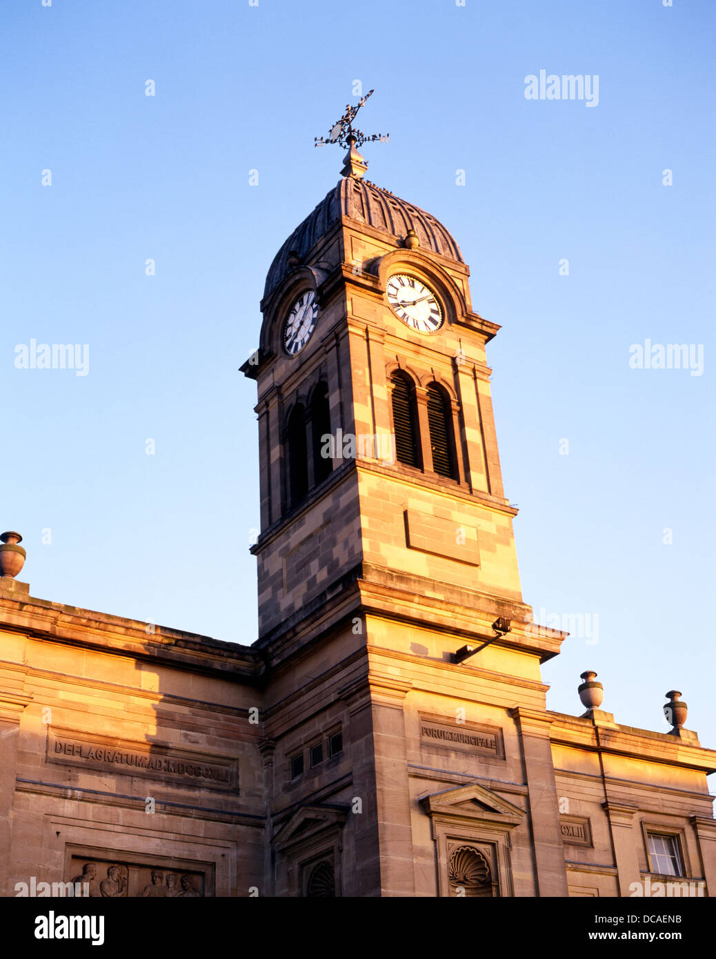Guildhall Clock Tower, Derby, Derbyshire, England, UK, Western Europe ...