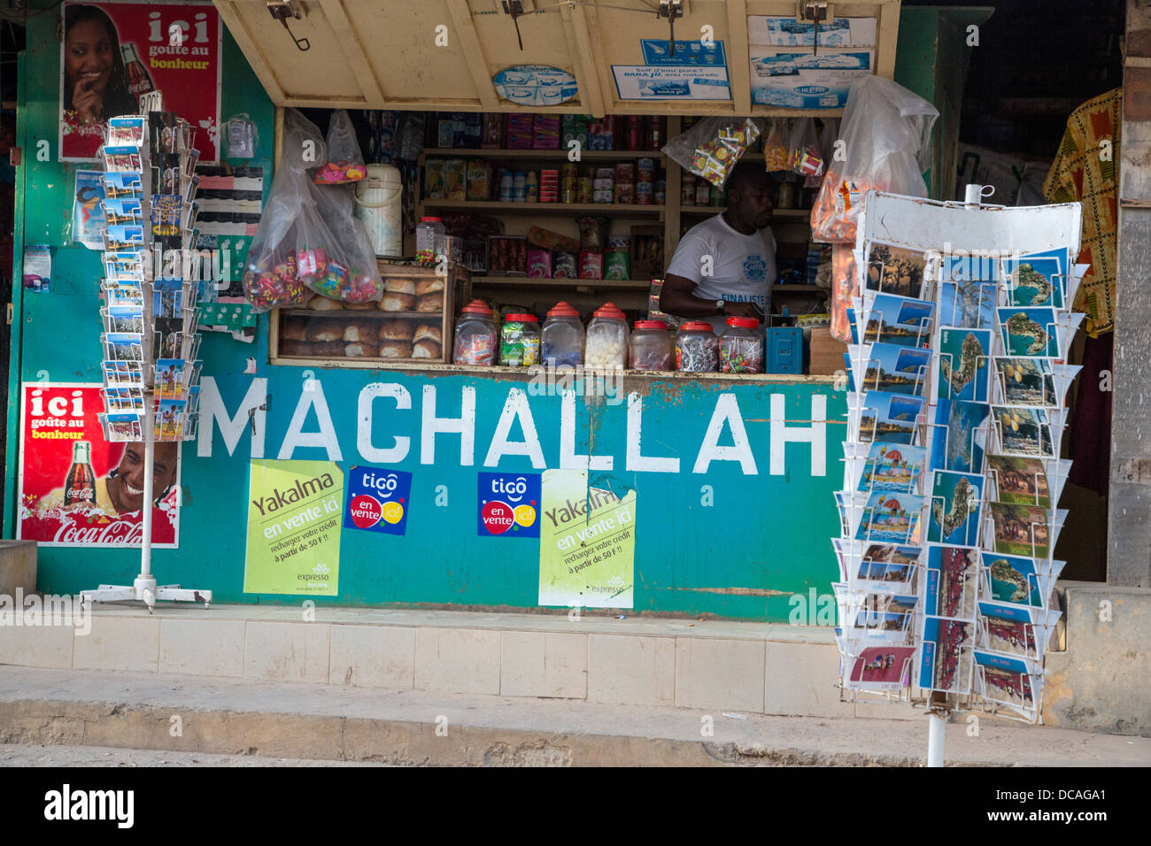Shop Selling Bread, Candy, Drinks, and Sundries, Goree Island, Senegal ...