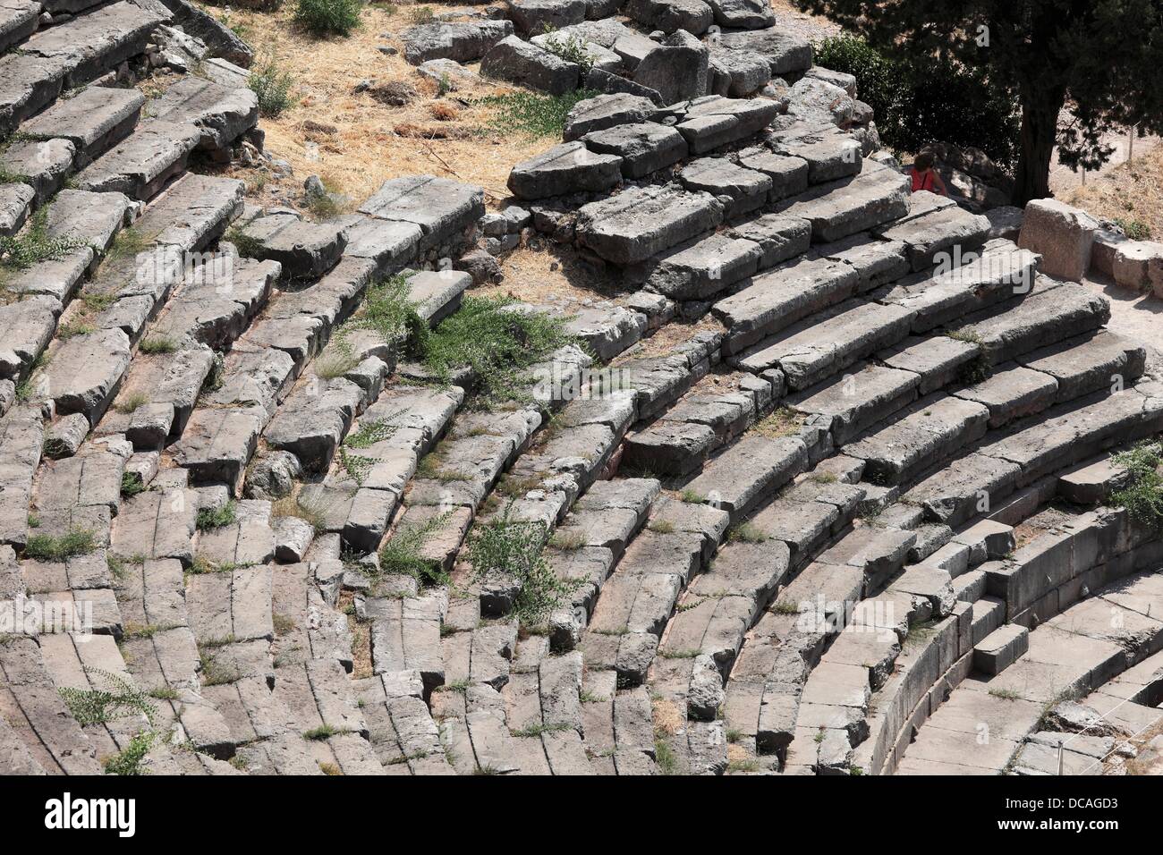 Ancient Theatre Delphi, Greece Stock Photo - Alamy