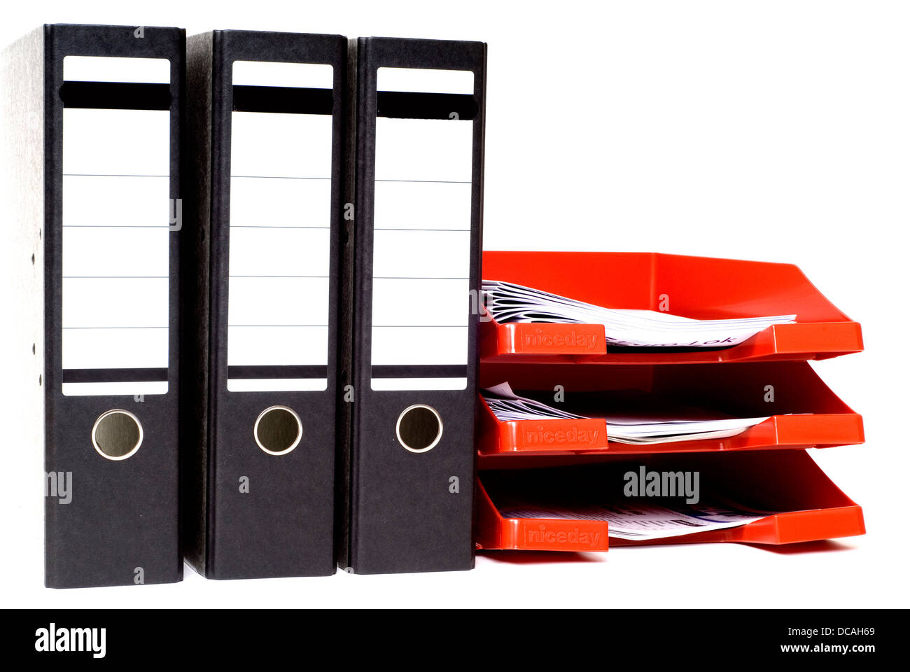 empty files and brief cases Stock Photo - Alamy