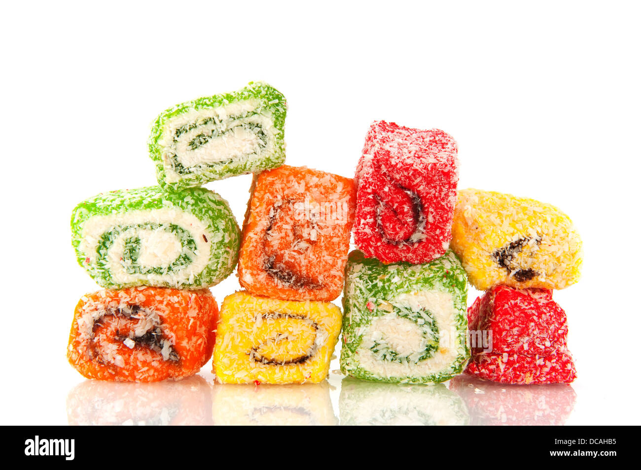 White turkish delight hi-res stock photography and images - Alamy