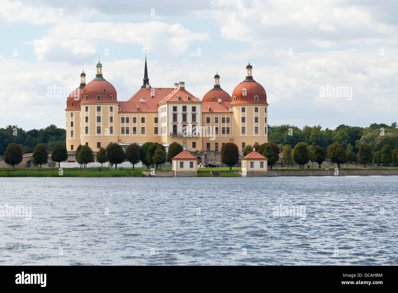 Moritzburg castle west side - Saxonia, Germany, Europe Stock Photo - Alamy