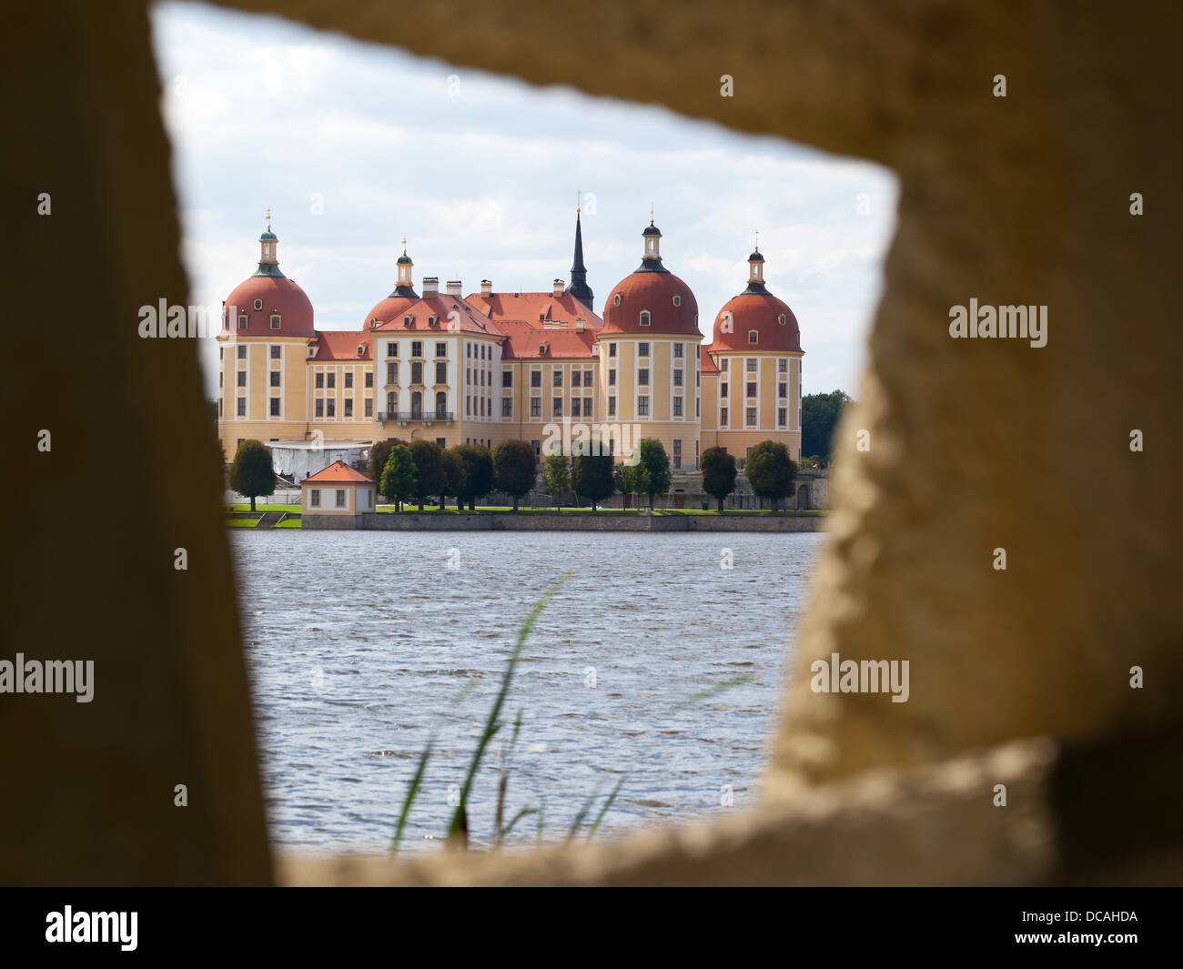 Moritzburg castle west side - Saxonia, Germany, Europe Stock Photo - Alamy