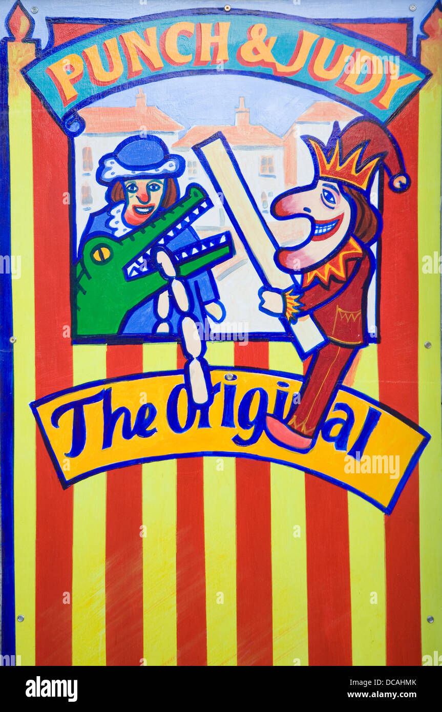 Punch and judy sign hi-res stock photography and images - Alamy