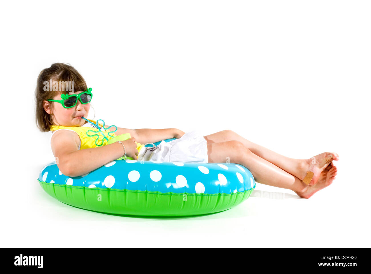 Girl at swimming pool Cut Out Stock Images & Pictures - Alamy