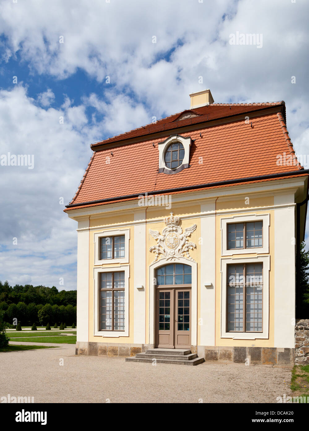 Cavalier's house (Kavaliershaus) at the Moritzburg castle - Saxonia ...