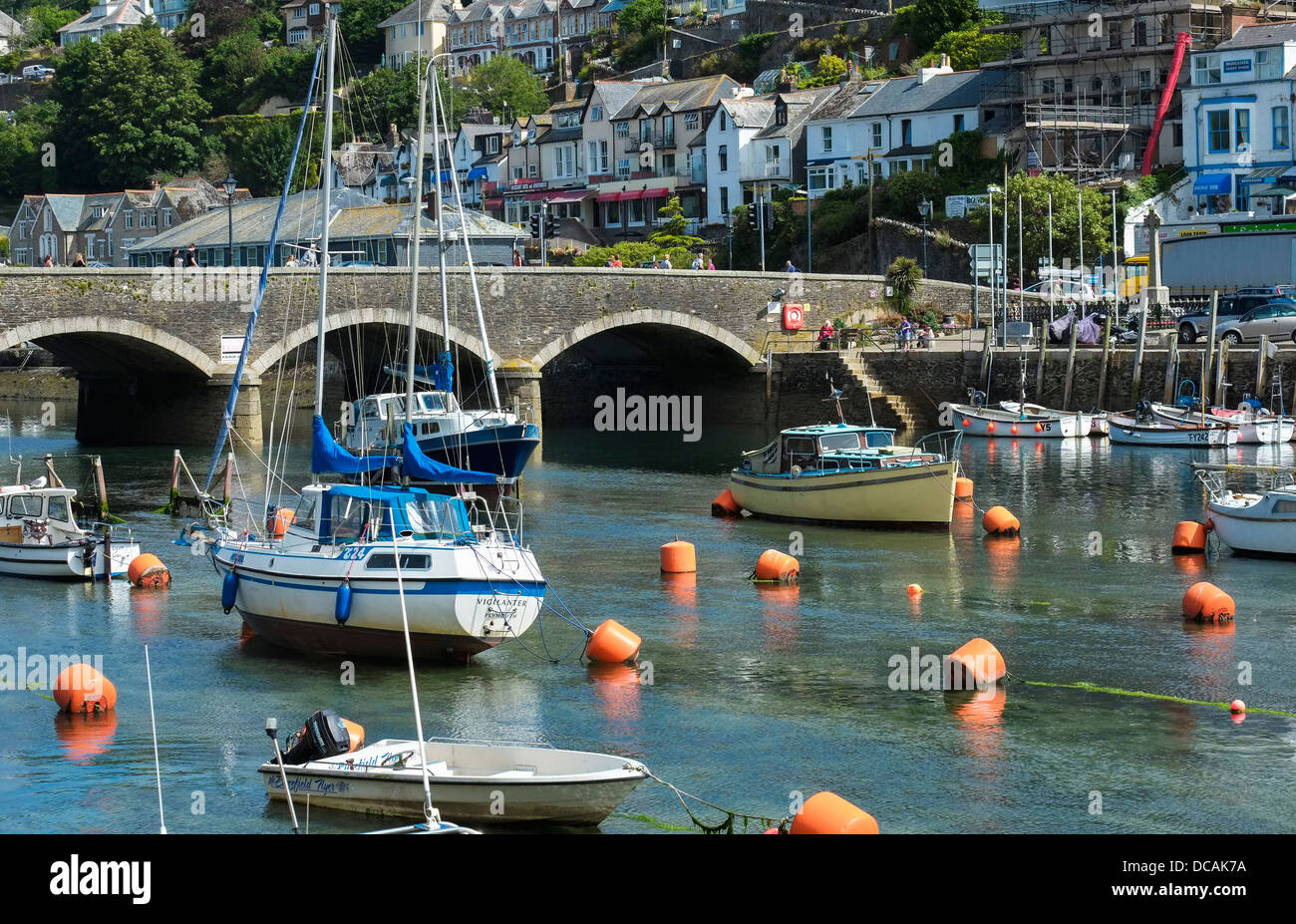 Looe harbour bridge hi-res stock photography and images - Alamy