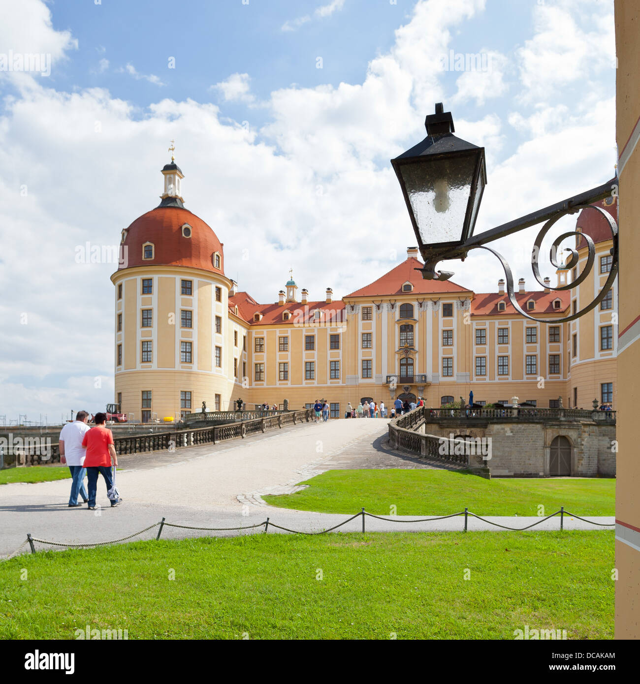 Moritzburg castle north side - Saxonia, Germany, Europe Stock Photo - Alamy