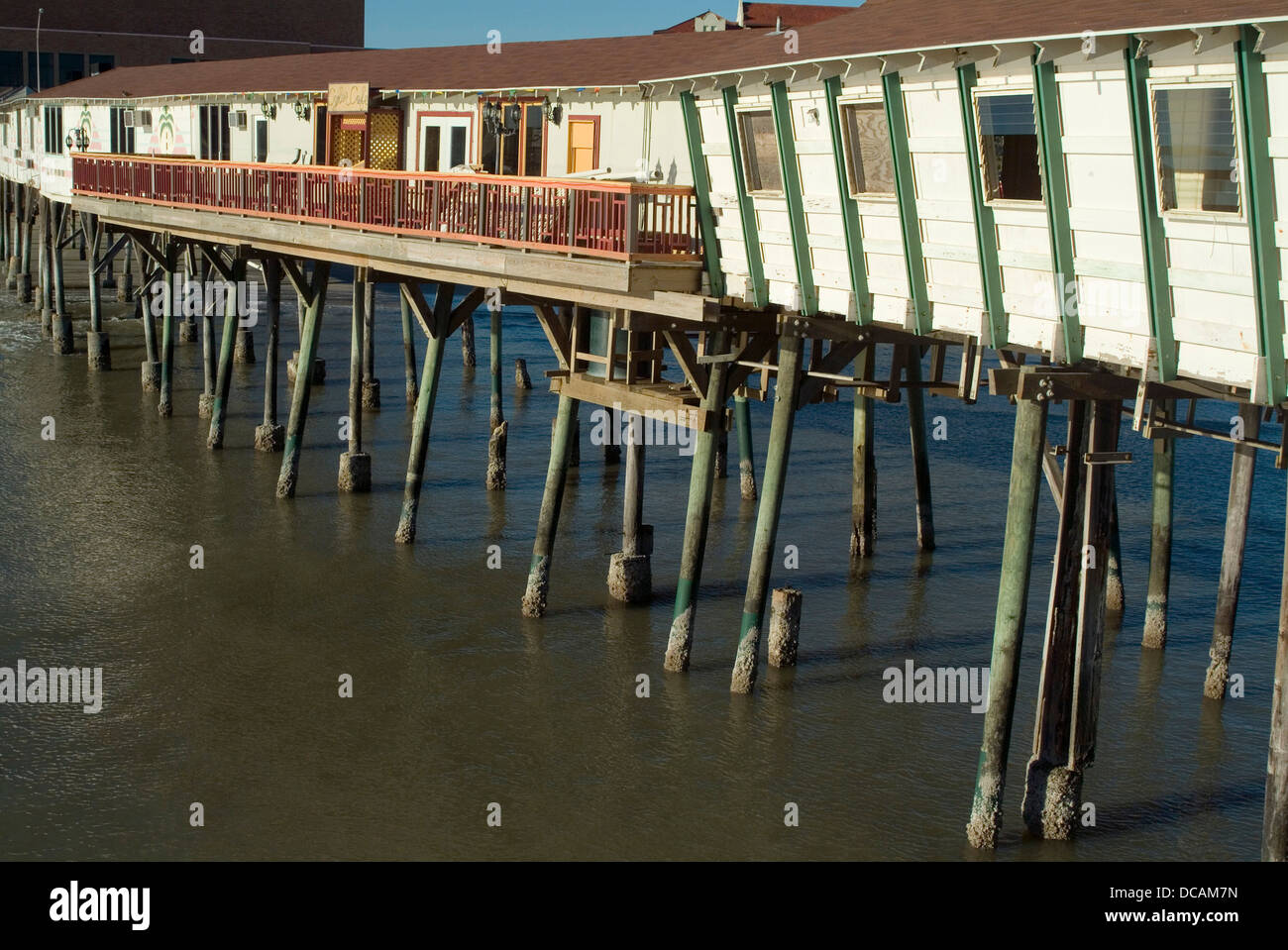 Housing on stilts in Galveston, Texas Stock Photo - Alamy