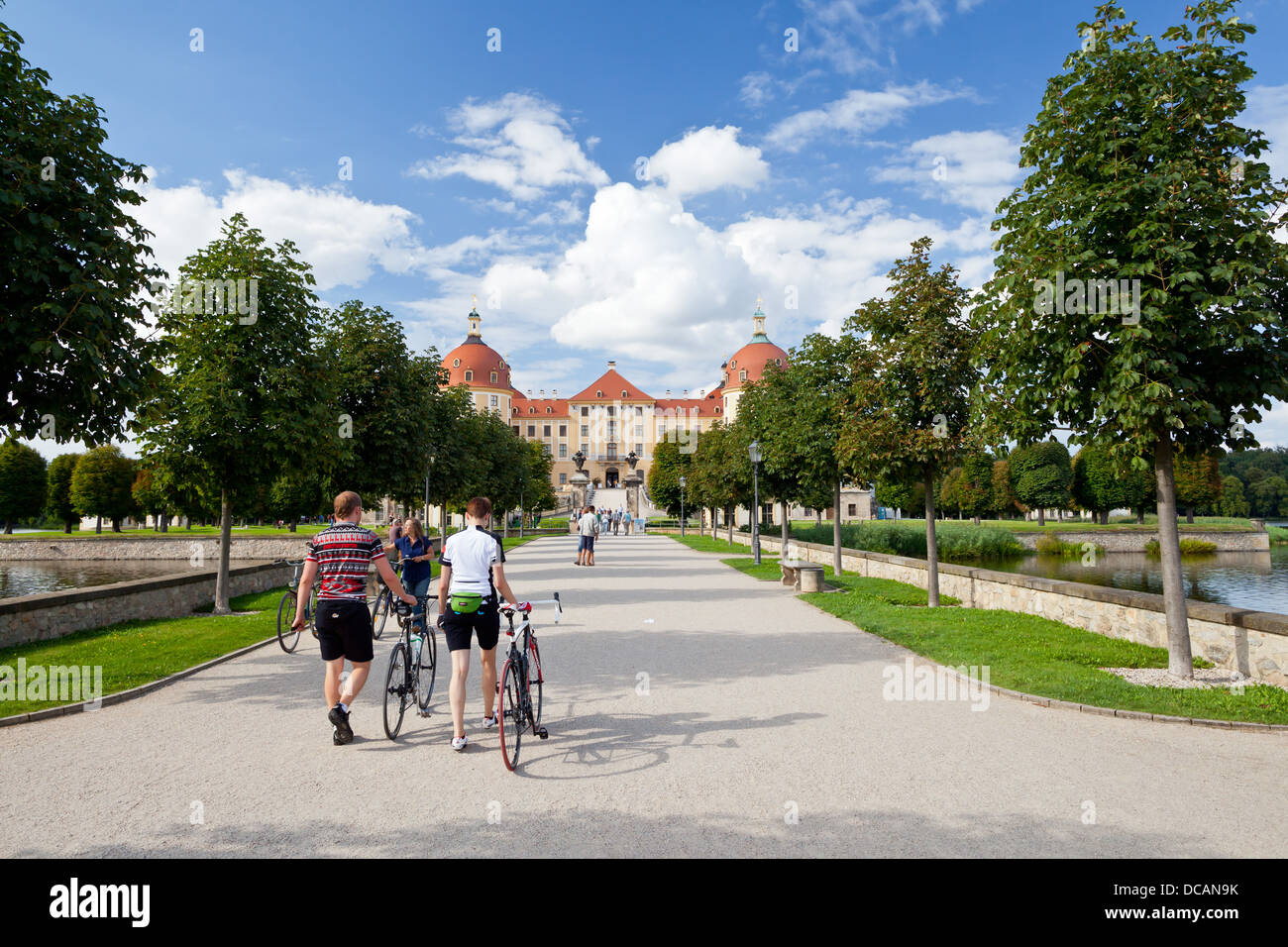 Moritzburg castle south side - Saxonia, Germany, Europe Stock Photo - Alamy