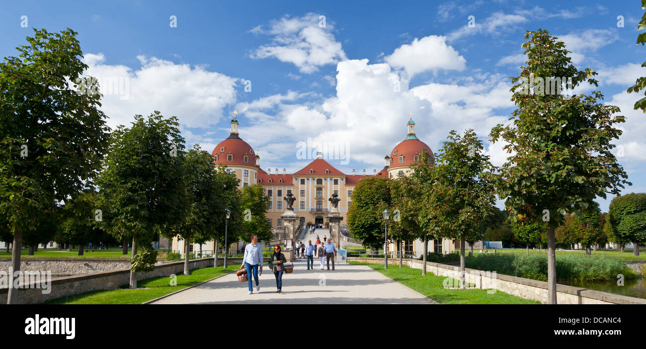 Moritzburg castle south side - Saxonia, Germany, Europe Stock Photo - Alamy