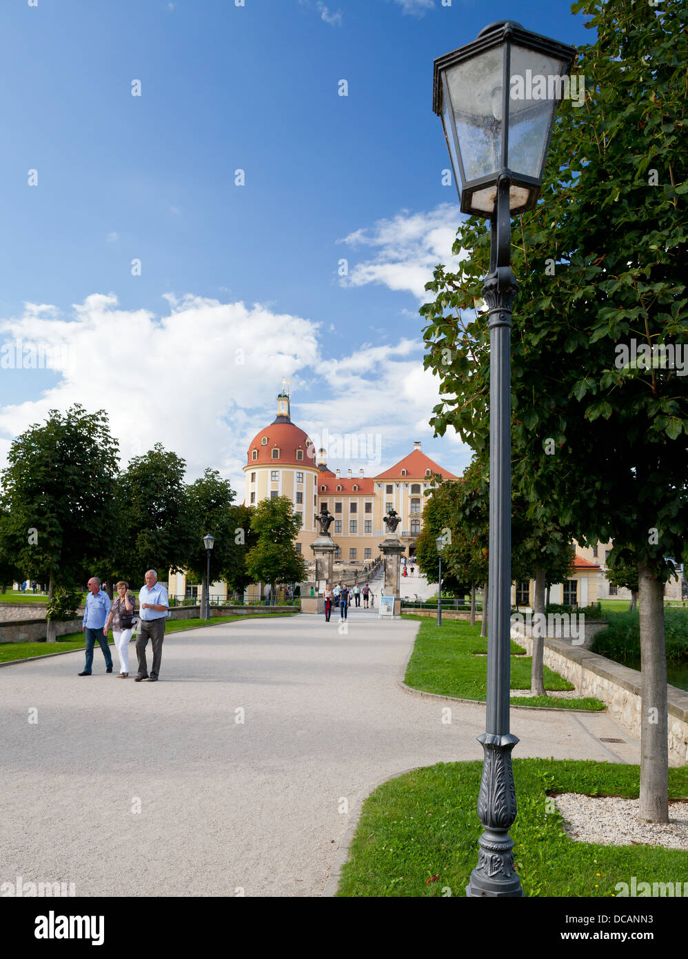 Moritzburg castle south side - Saxonia, Germany, Europe Stock Photo - Alamy