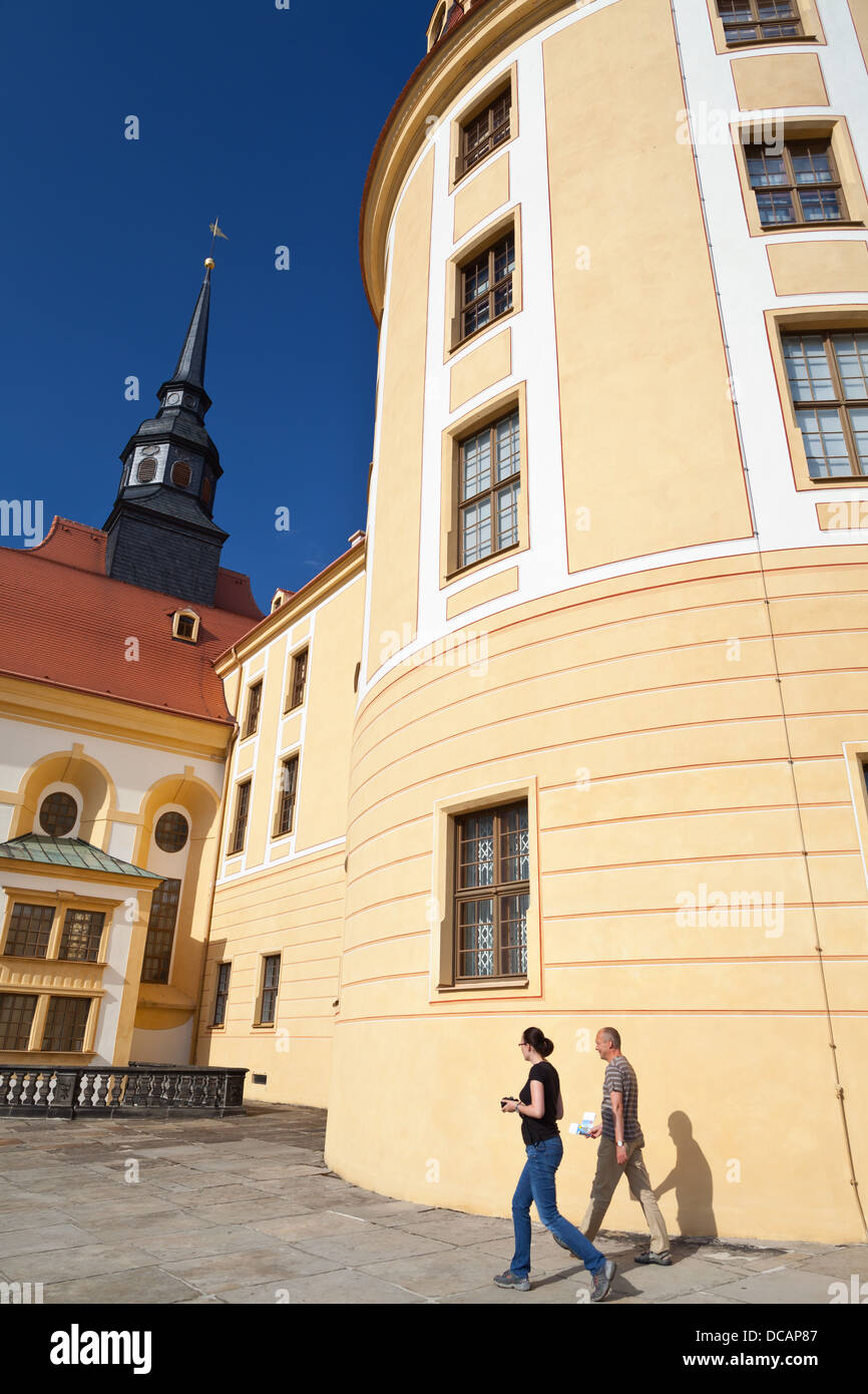 Moritzburg castle west side - Saxonia, Germany, Europe Stock Photo - Alamy