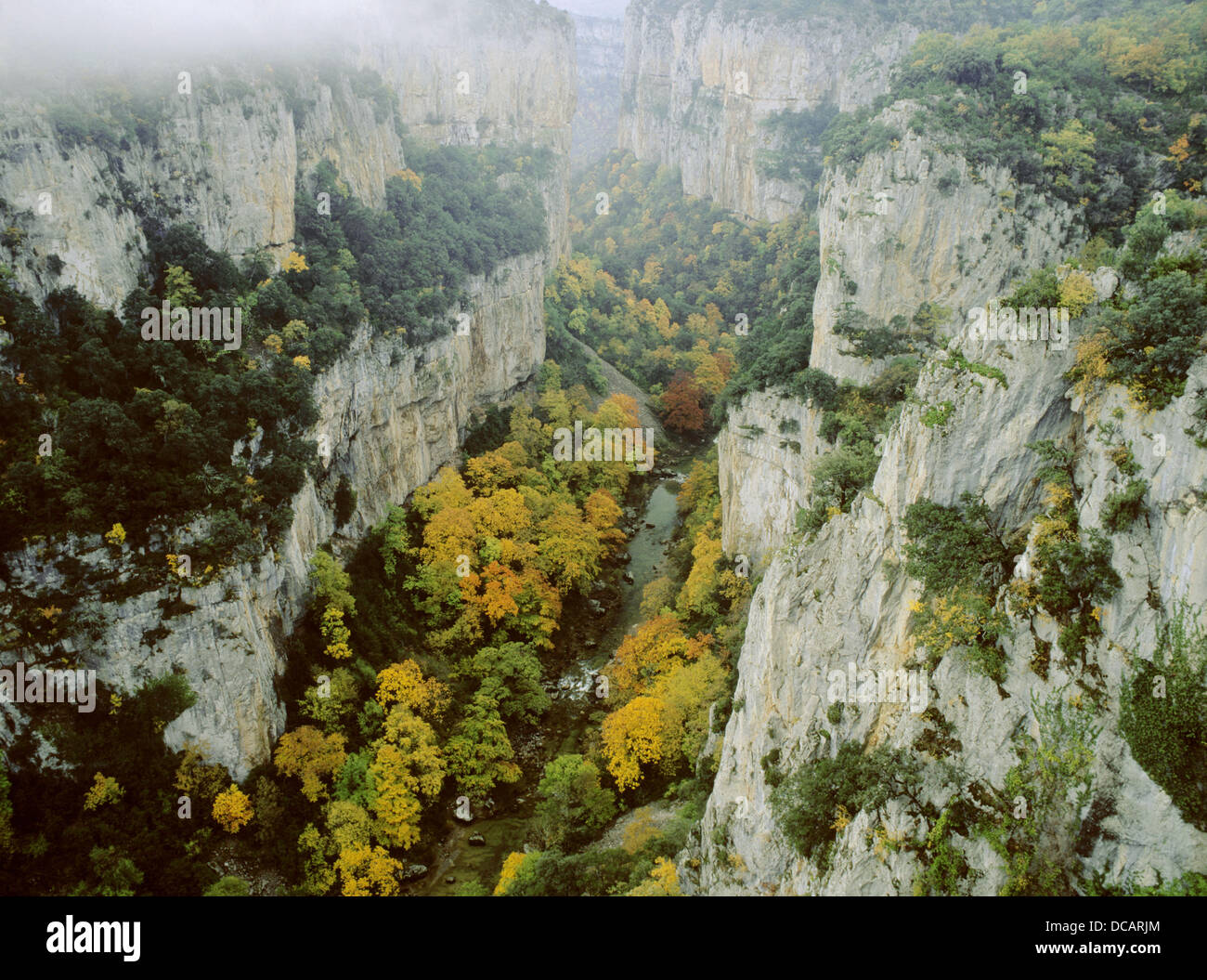Salazar River. Foz de Arbayun. Valle de Salazar. Navarre. Spain Stock ...