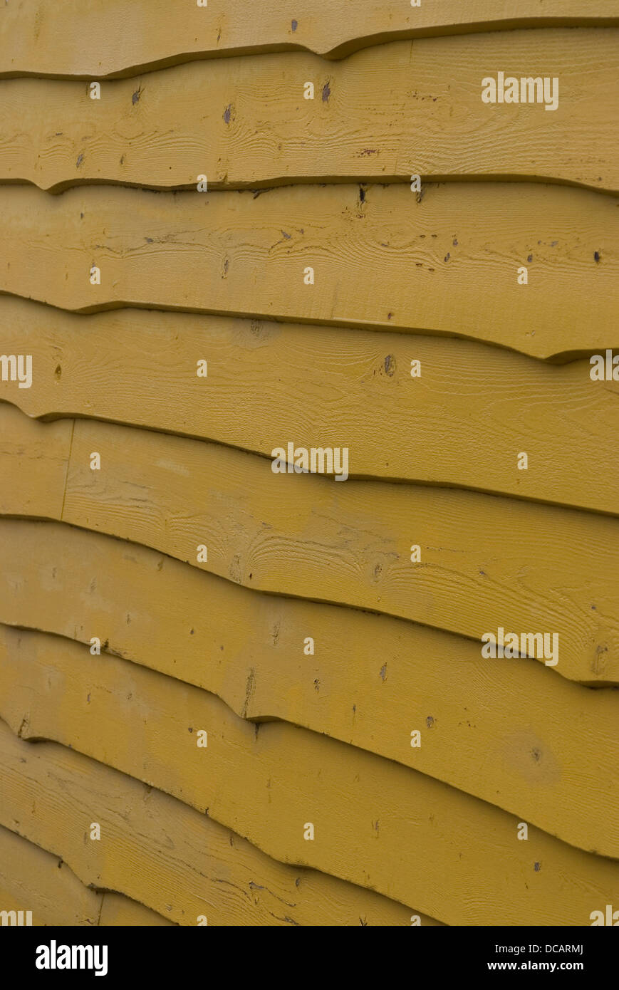 Yellow wood cladding, detail, Canada Stock Photo - Alamy