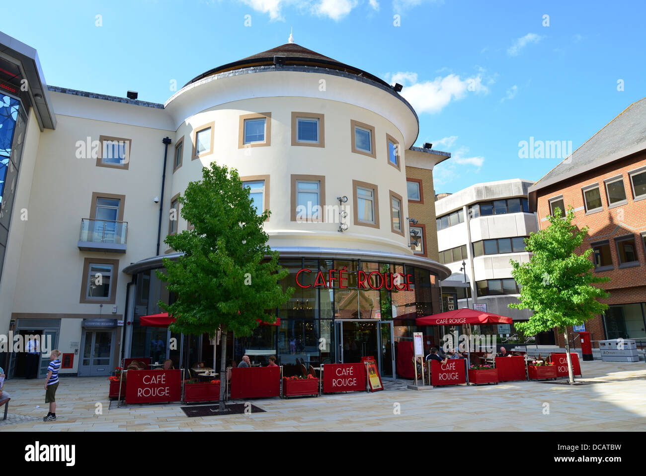 Café Rouge restaurant, Woking Town Square, Woking, Surrey, England ...