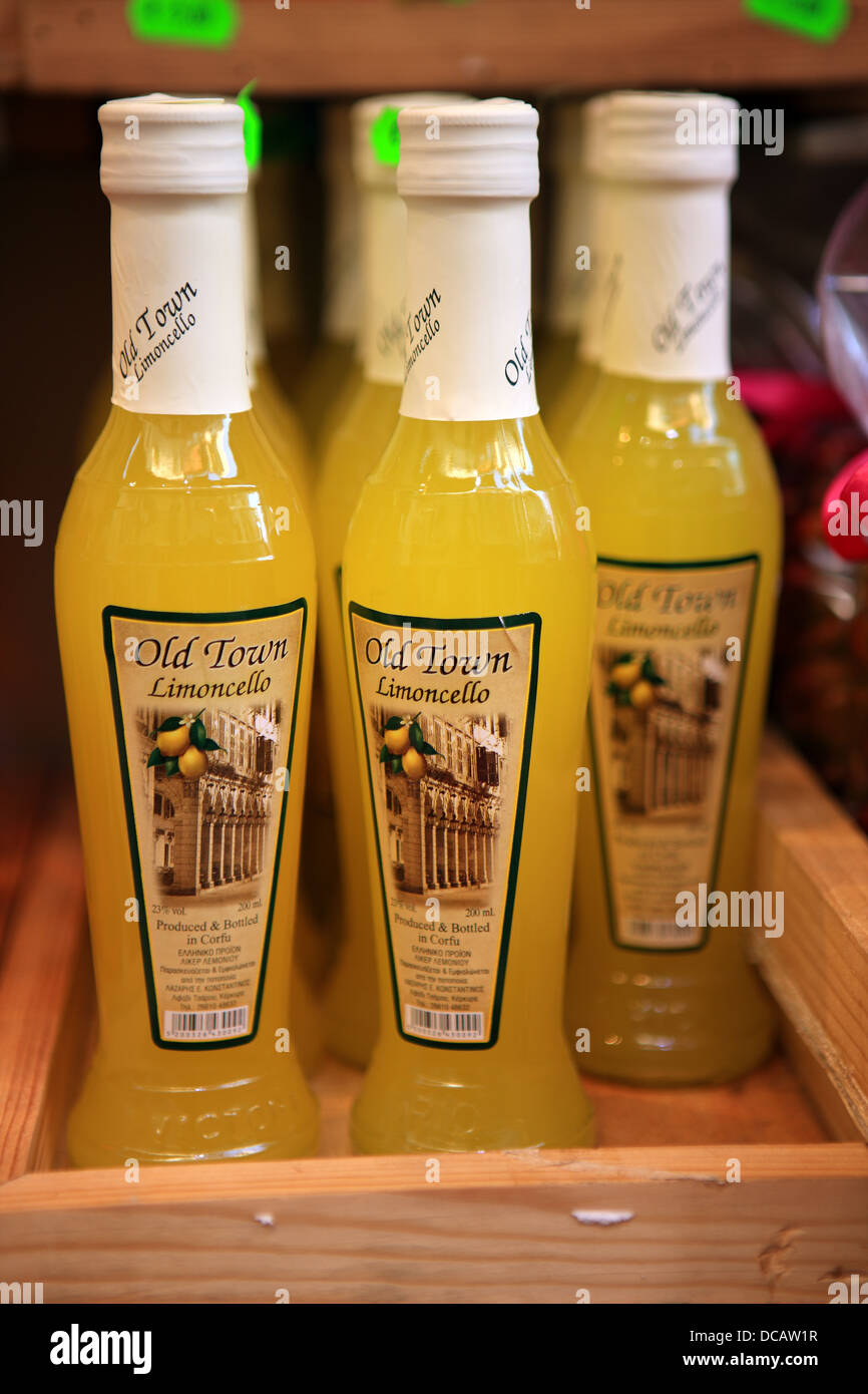 Limoncello liqueur bottles hi-res stock photography and images - Alamy