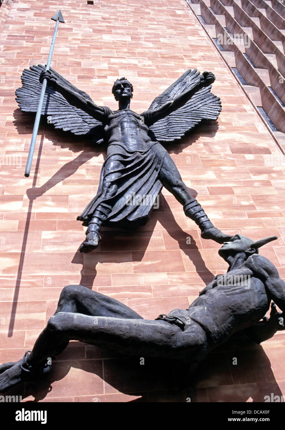 Bronze sculptures of Michael and the Devil, The 'New' Coventry ...